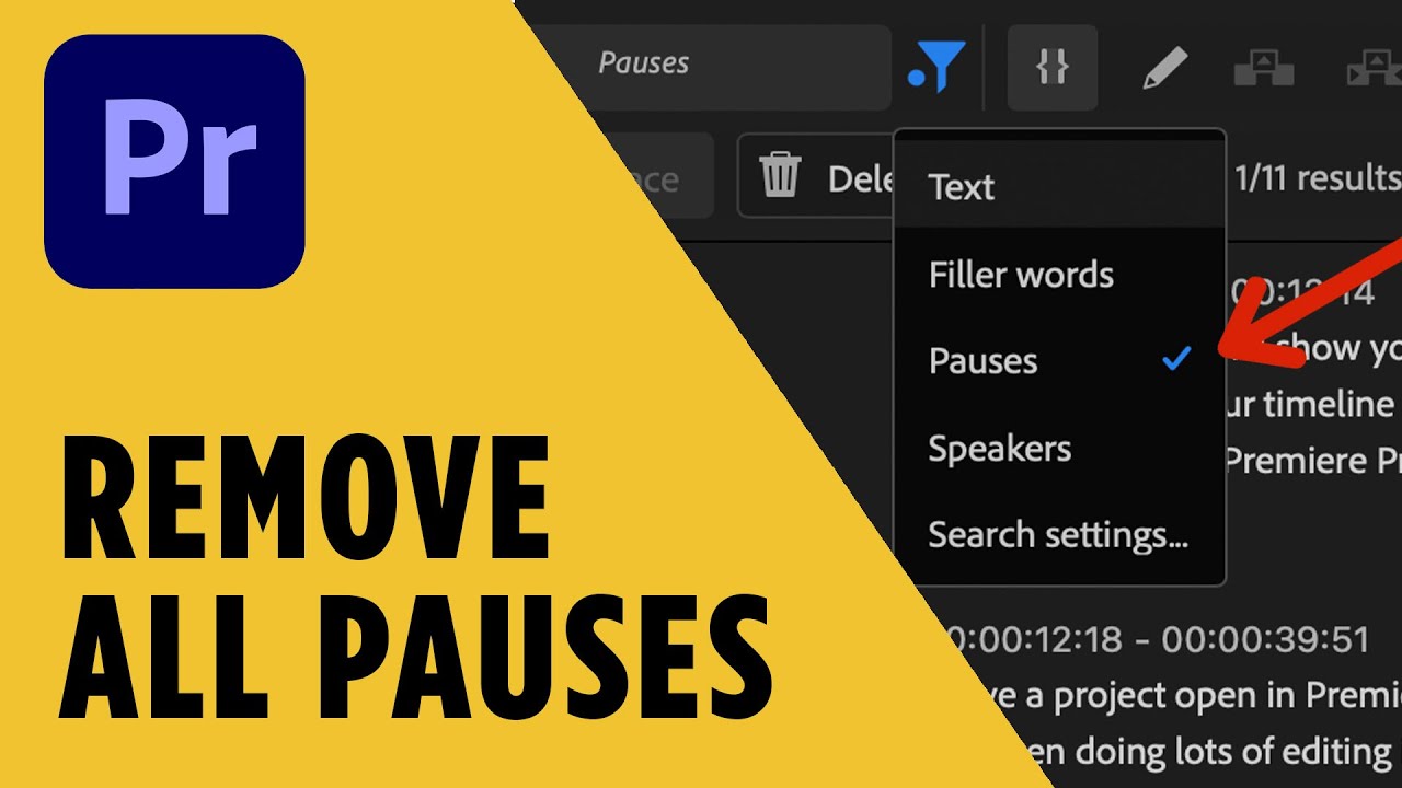 How to Remove Pauses in Premiere Pro: Edit Videos Faster By Deleting ...