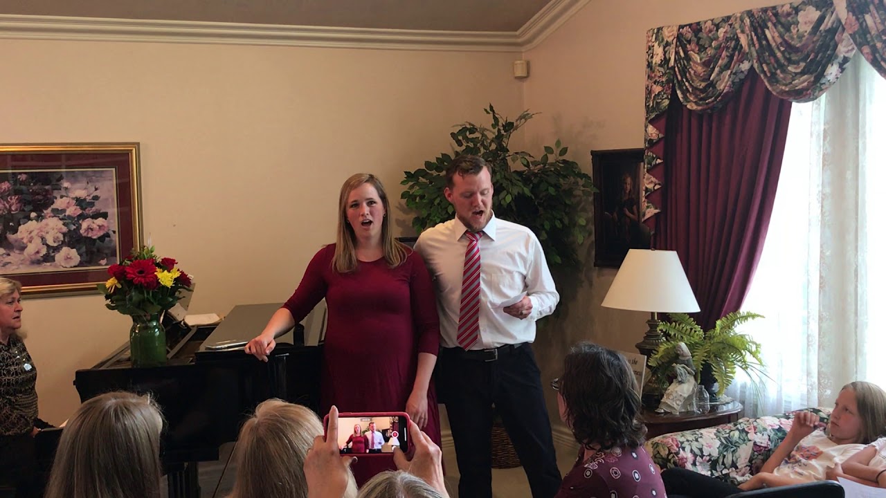 "The Prayer" sung by Husband and Wife (Angela and Jordon LeBaron) - YouTube