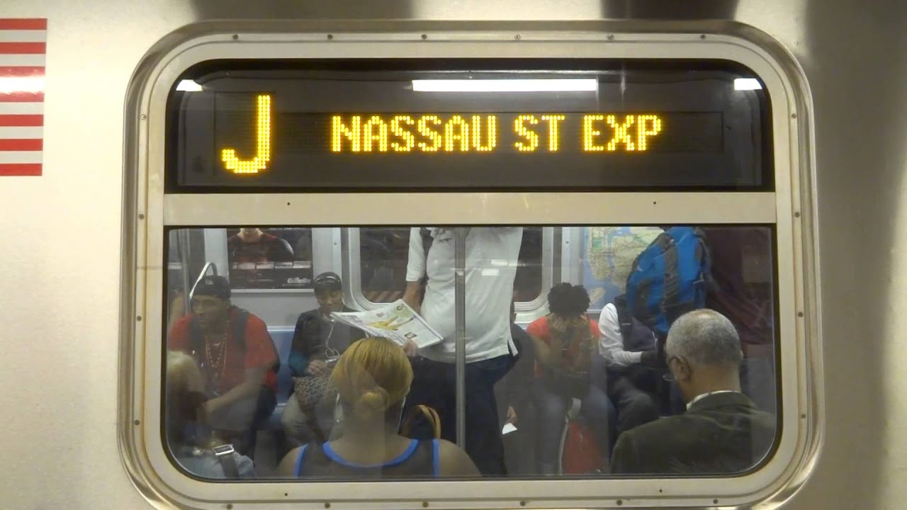 NYC Subway: R160 (J) Exterior Destination Sign Skip-Stop To Broad ...