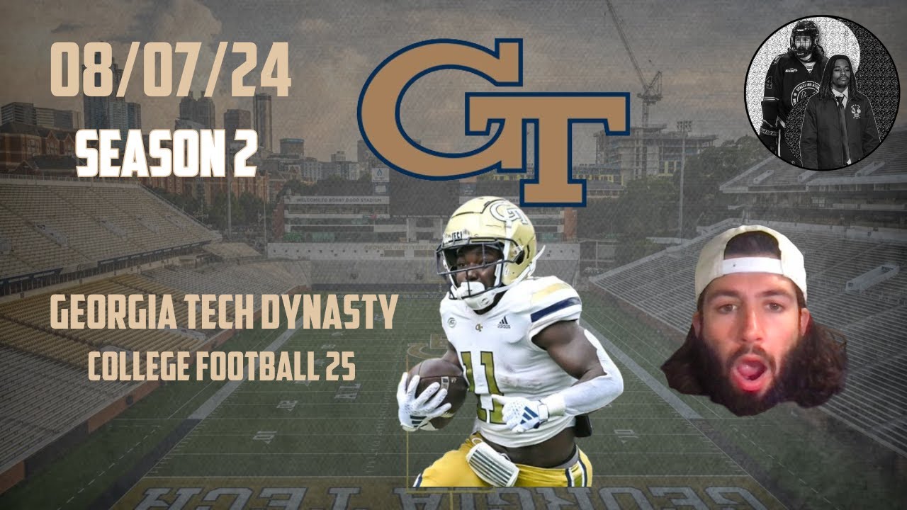 Chasing Dynasty! College Football 25 Heisman SZN 2 Georgia Tech Dynasty ...
