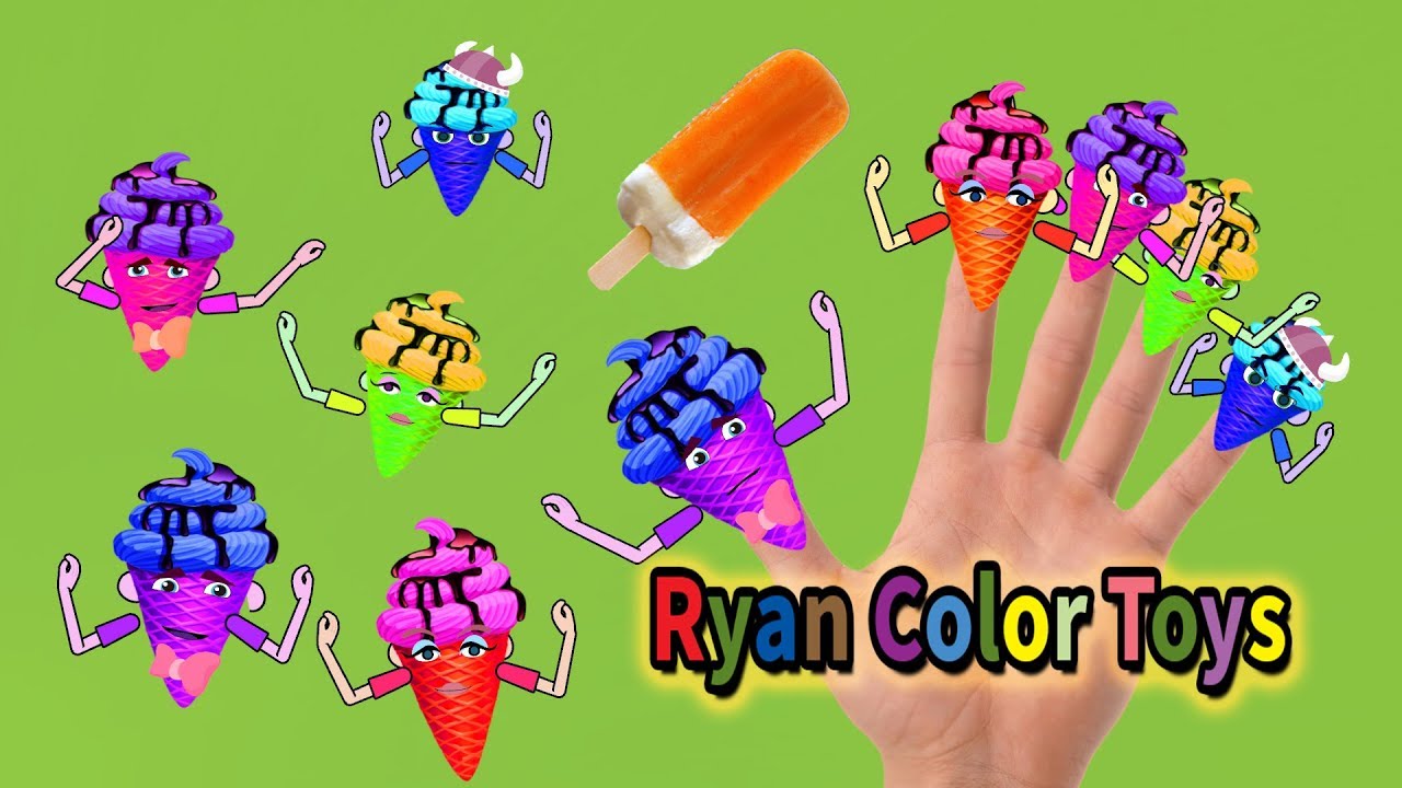 Finger Family nursery rhymes Song [Ice cream finger #6] | ice cream ...