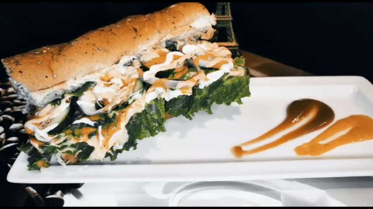 Subway Style Aloo Patty Veggie Footlong😋😋😋😋 - YouTube