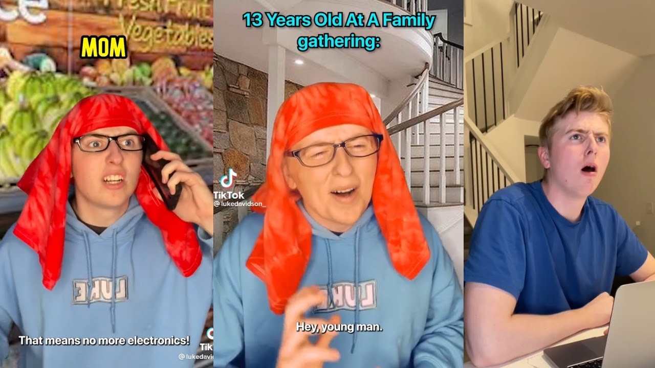 *NEW* OF LUKE DAVIDSON TikTok Compilation 2022 №22 | MOM AND GRANDMOM ...