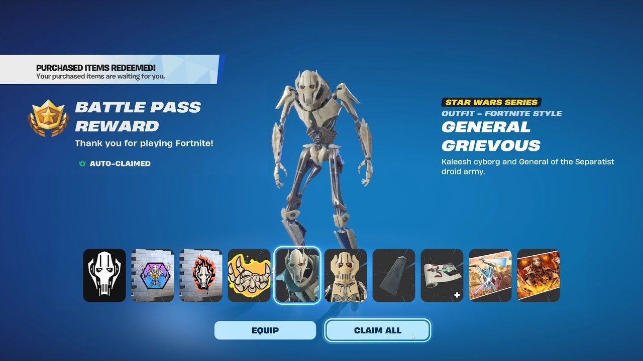 How to Unlock General Grievous Skin in Fortnite (FULL GUIDE) - YouTube