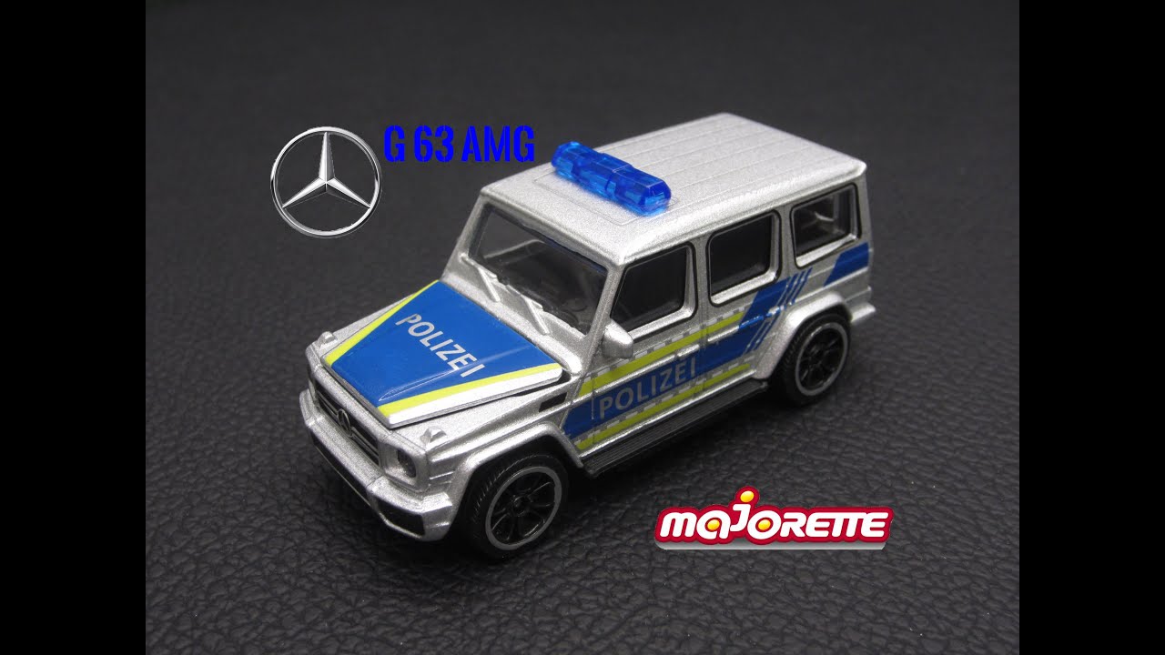 Majorette Mercedes G63 AMG Polizei - YouTube