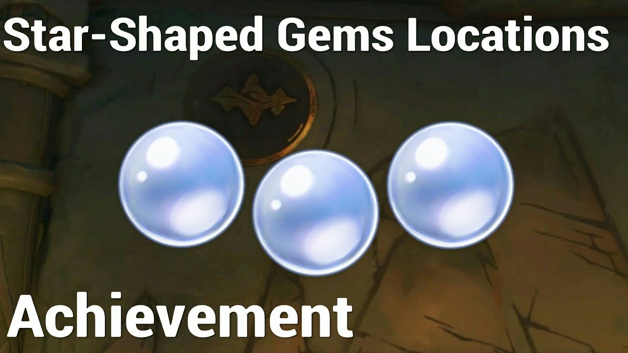 Star-shaped Gems Locations (Achievement) Genshin Impact - YouTube