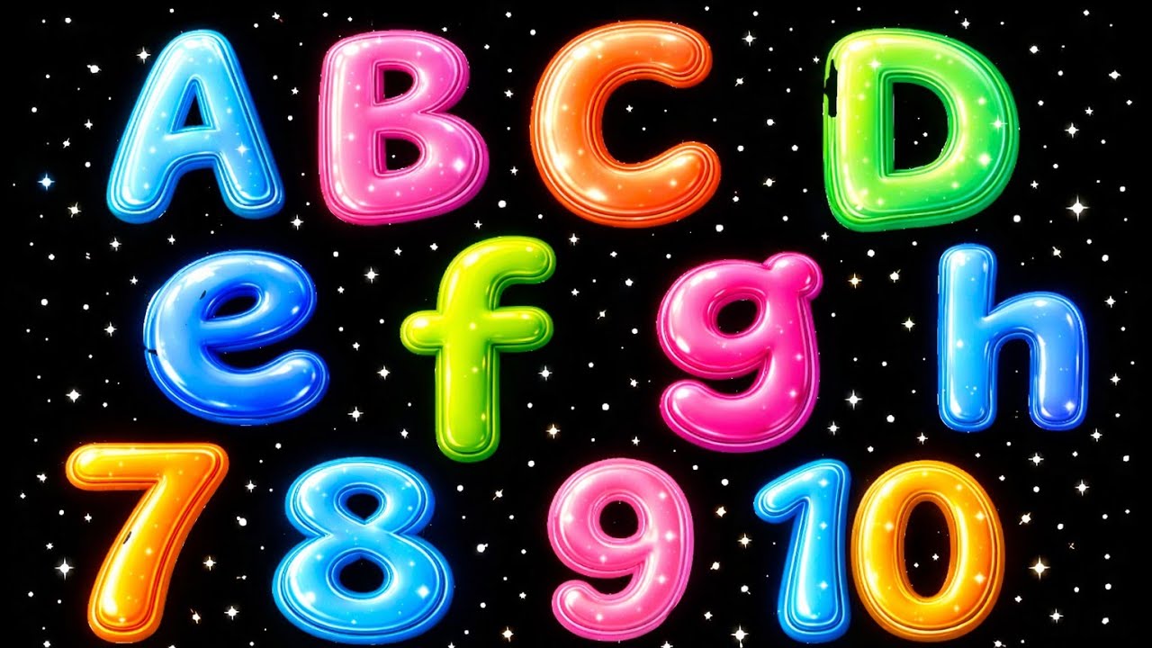 ABC Alphabet A–Z | Capital & Small Letters + Numbers 1–10 | Learn ABC ...