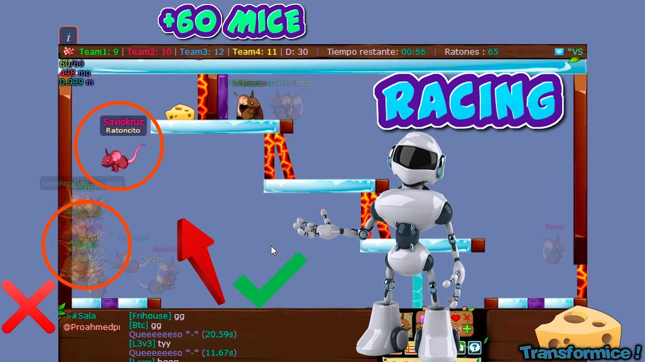 EPIC Racing FIRST +60 MICE Gameplay #98 -TRANSFORMICE - YouTube
