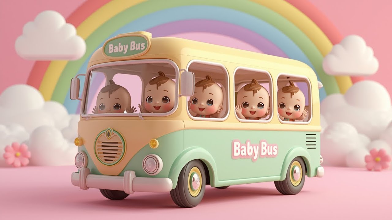 Happy Little Baby Bus 🚌 | Cute Nursery Rhyme for Kids 👶 - YouTube