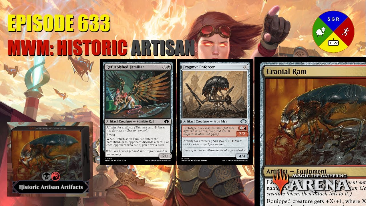 MTG Arena Run: MWM: Historic Artisan with Black-Red Affinity - YouTube