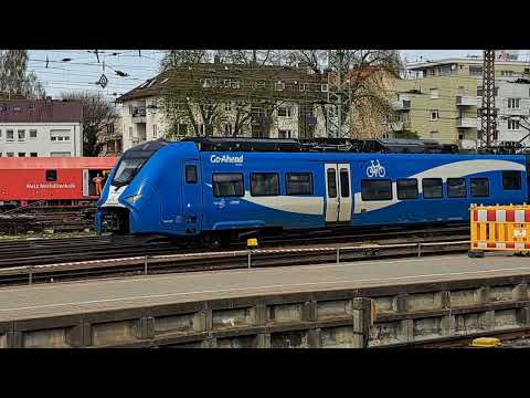 Ulm Hbf. Germany. A Saturday morning with a good variety of DB locos ...