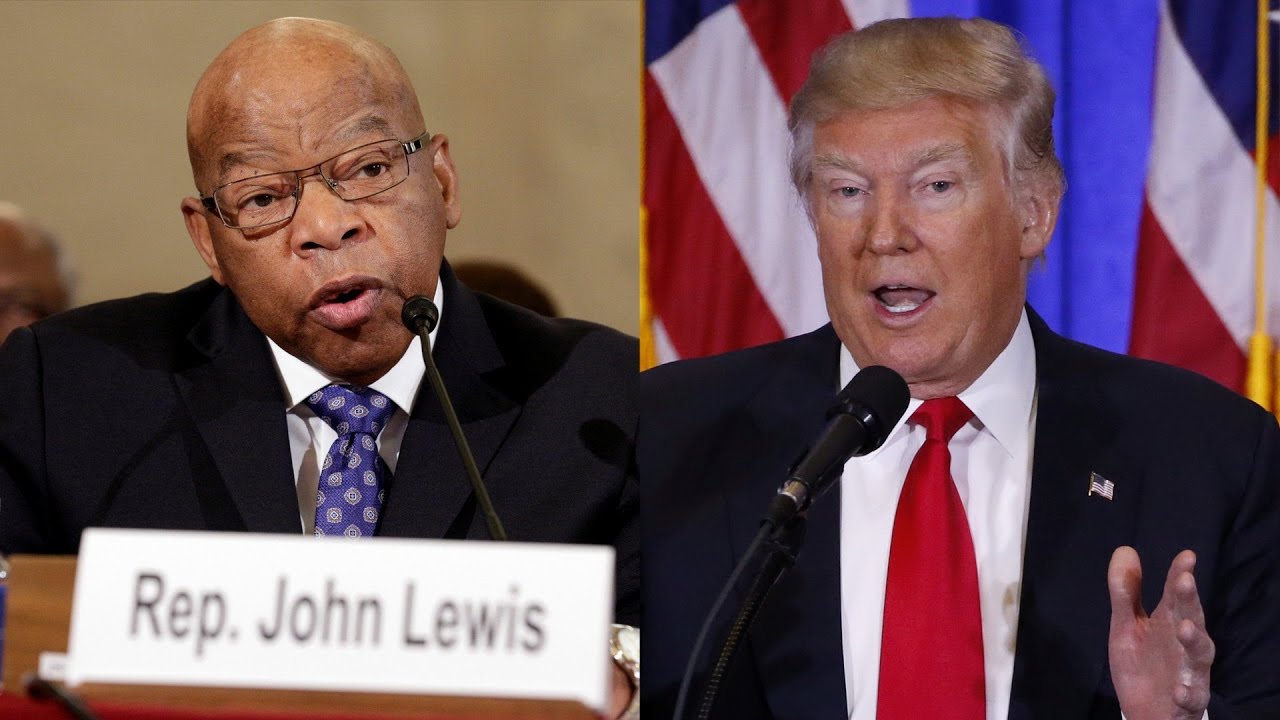 Trump Attacks Civil Rights Icon John Lewis on MLK Weekend; Watch Lewis ...