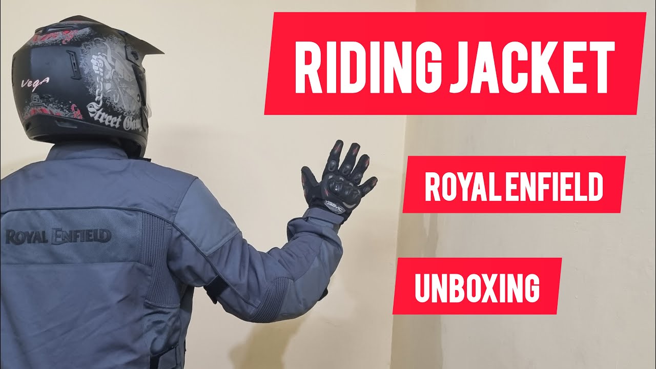 Royal Enfield Explorer V3 Riding Jacket Unboxing - YouTube