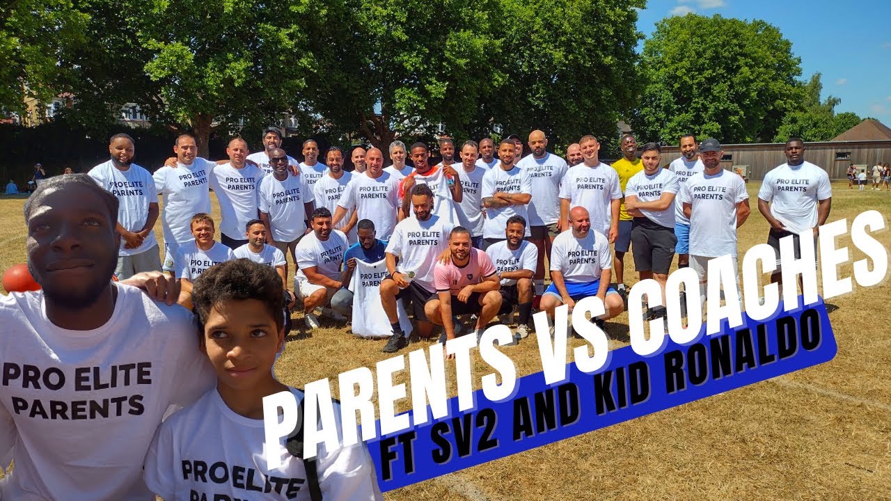 PARENTS VS COACHES MATCH | FT SV2 AND KID RONALDO!! - YouTube