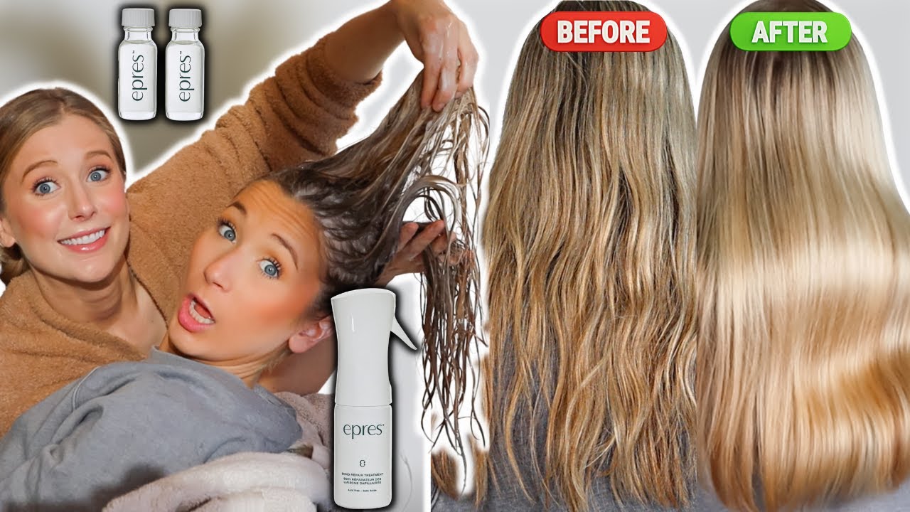 I Tried Epres on My Sister's Damaged Hair! Epres Bond Repair vs. Hair ...