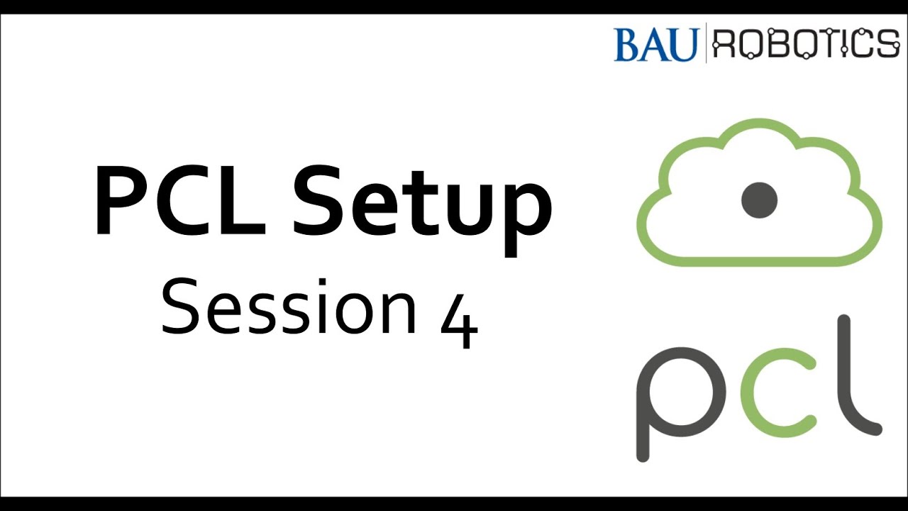 Point Cloud Library Setup Session 4 Running A Pcl Tutorial Youtube