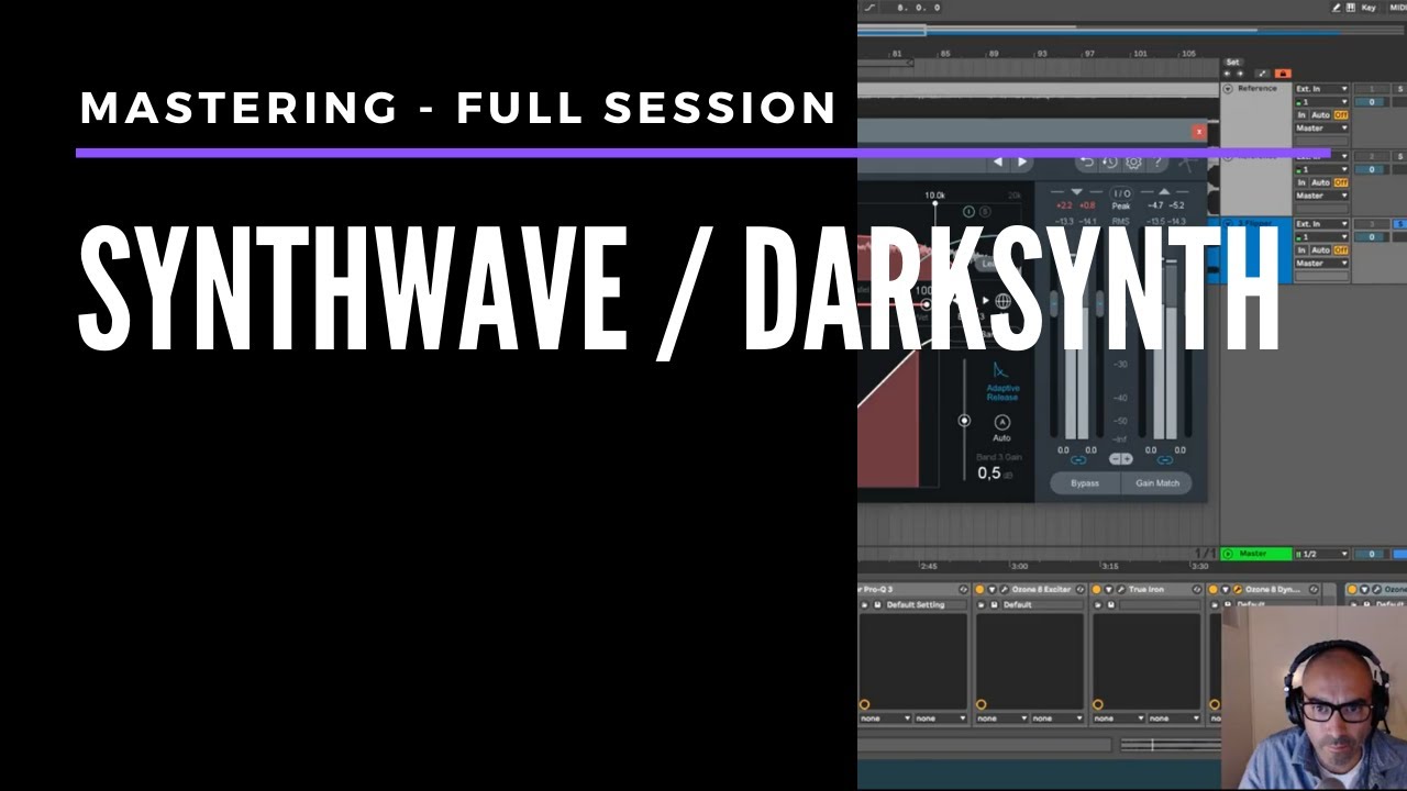 Mastering a Synthwave/Darksynth track - Start to finish - YouTube