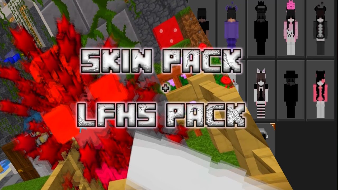 Mixed MCBE\MCPE Skin Pack + LFHS Texture Pack - YouTube