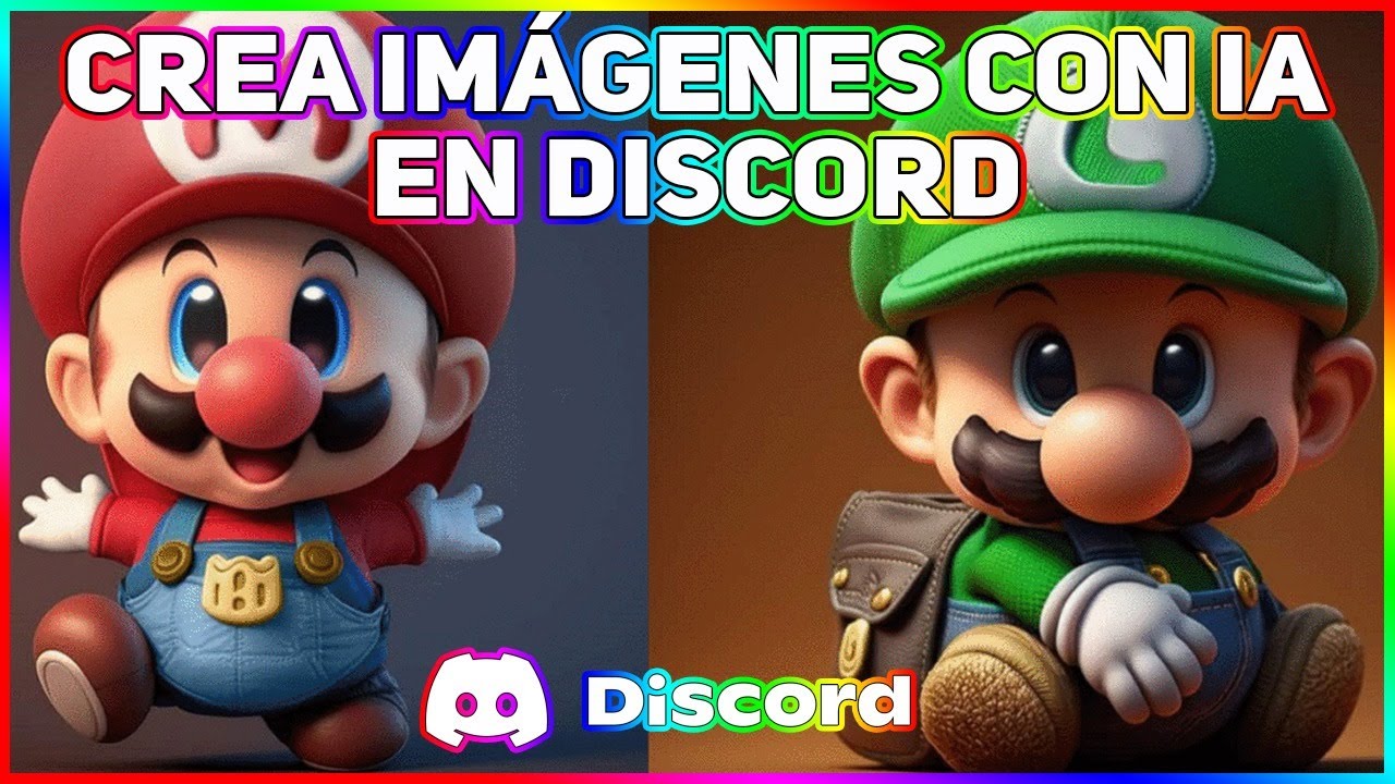 cómo crear imágenes con inteligencia artificial en discord - YouTube