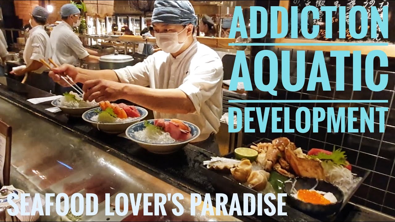 Addiction Aquatic Development - Taipei fish market, sushi bar, sake bar ...