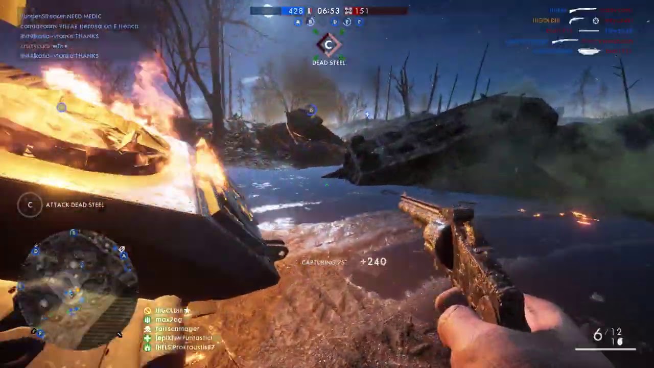 BF1 - Trench raider | Revolver is key - YouTube