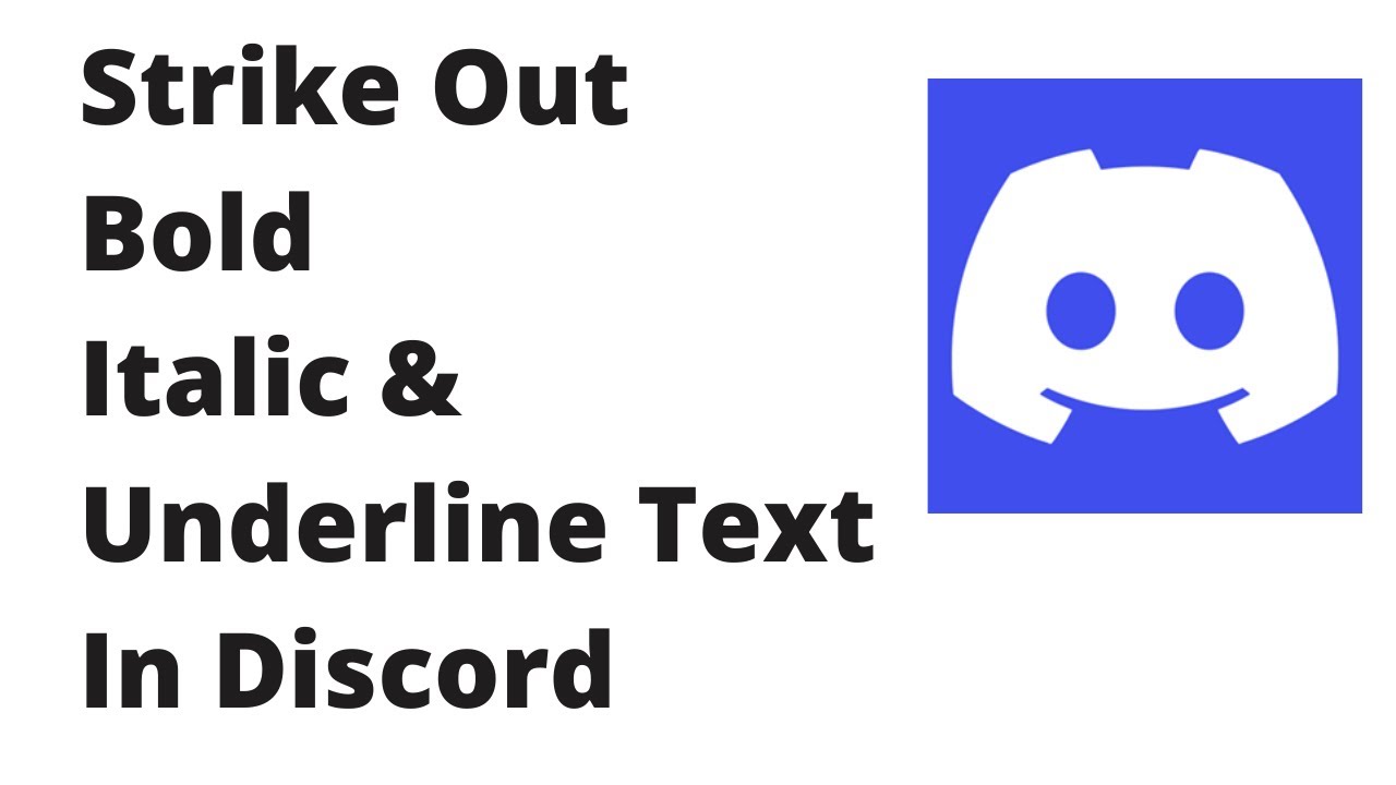 How To Strike Out Bold Italic Underline Text In Discord YouTube how-to-strike-out-bold-italic-underline-text-in-discord-youtube