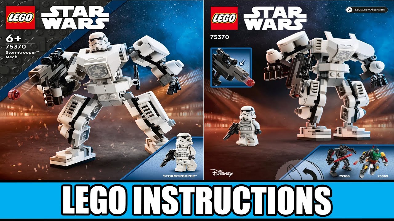 LEGO Instructions | Star Wars | 75370 | Stormtrooper Mech - YouTube