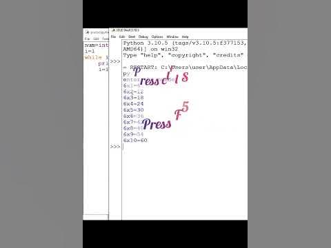 How To Make "Tables" Using Loop|In|Python#shorts #youtubeshorts #viralshorts #videoshort - YouTube