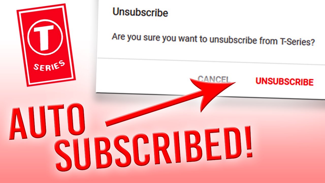 AUTO-SUBSCRIBED TO T-SERIES IN INDIA? Is It True? (answered) - YouTube