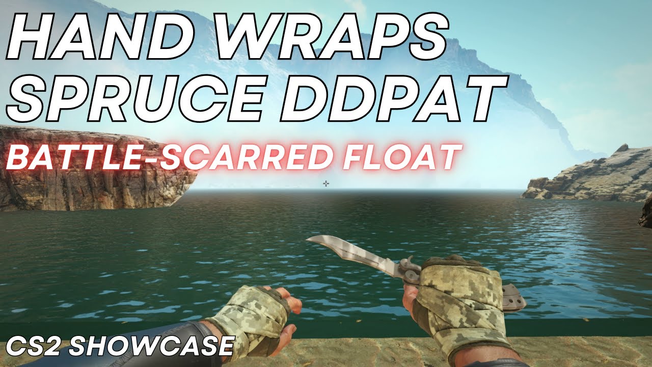 Hand Wraps Spruce DDPAT (Battle-Scarred) | CS2 Skin Showcase #1261 ...