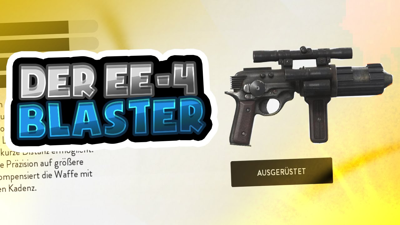 Star Wars Battlefront (Bespin DLC) - Der NEUE EE-4 Blaster! - YouTube