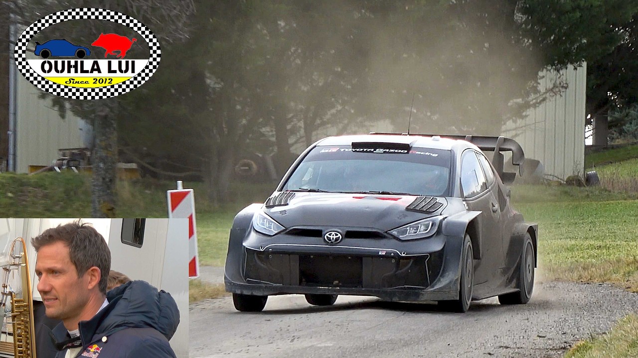 Tests Day Sébastien Ogier Toyota Yaris GR Rally1 Rallye Monte Carlo ...