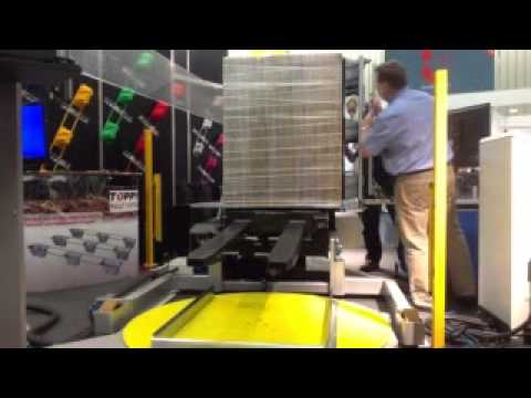 Toppy Pallet System semi automatic - The pallet revolution - YouTube