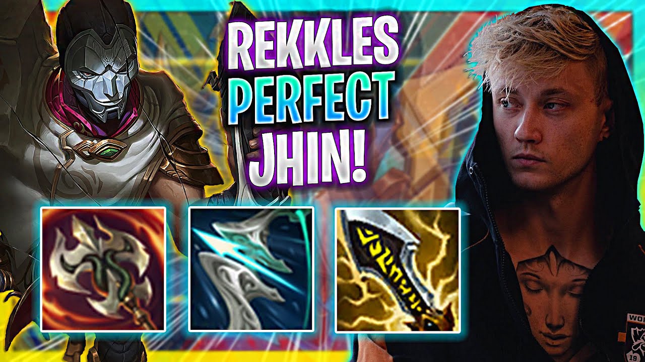 REKKLES PERFECT GAME WITH JHIN! v FNC Rekkles Plays Jhin ADC vs Varus ...