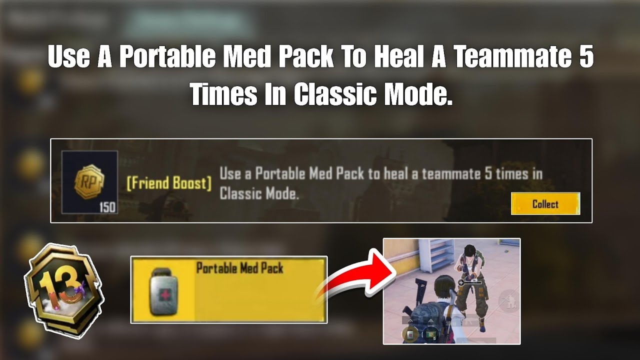🔴 Use A Portable Med Pack To Heal A Teammate 5 Times In Classic Mode ...