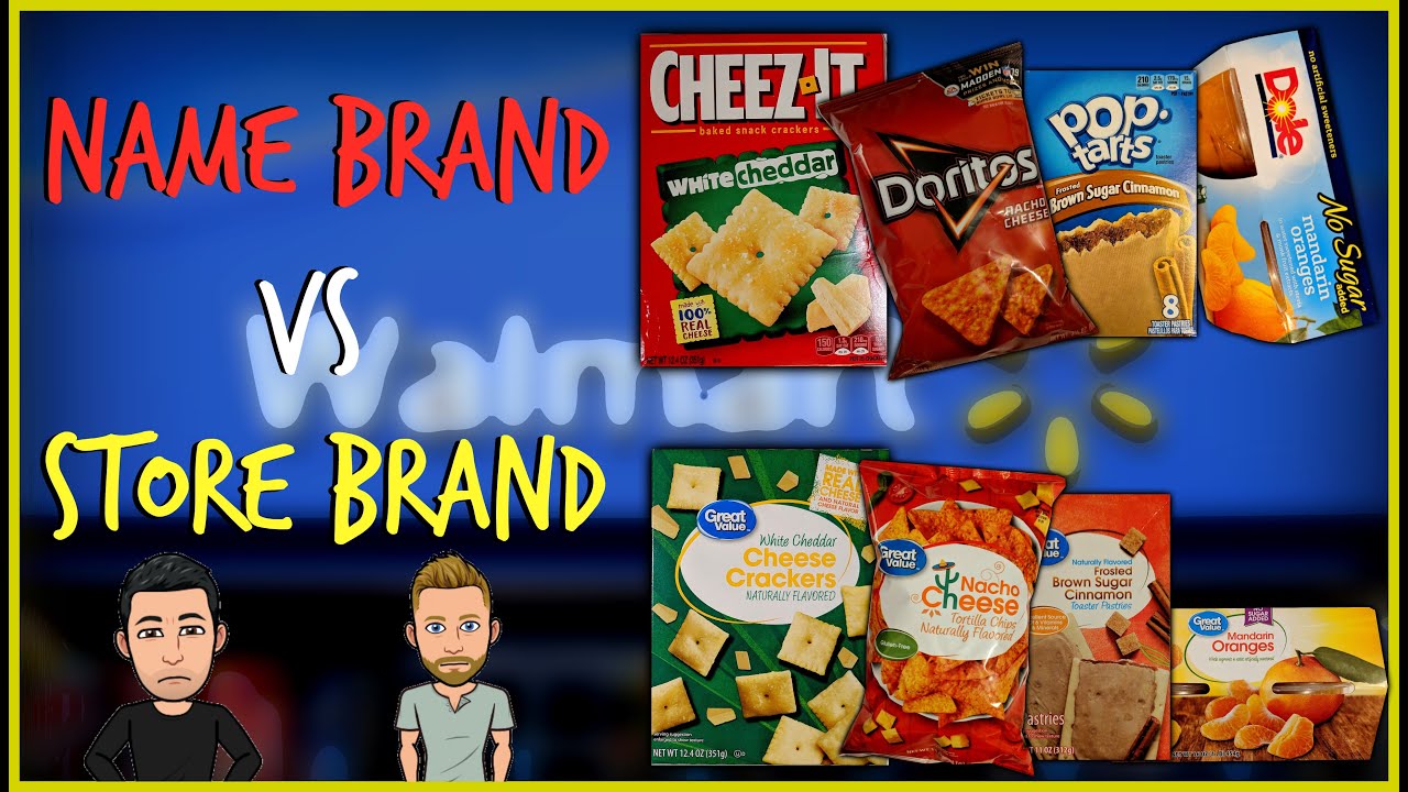 Name Brand Vs. Store Brand - Walmart Edition! S1 - E3 - YouTube