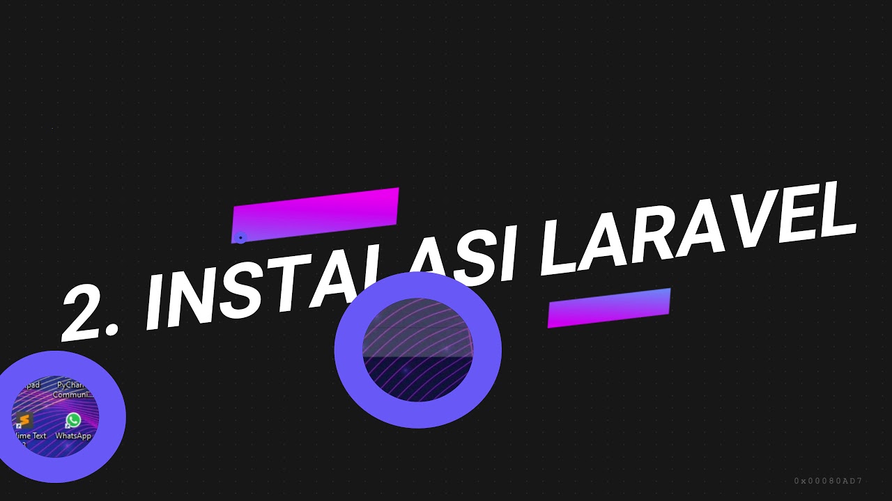 Instalasi Laravel Dengan Laragon Youtube