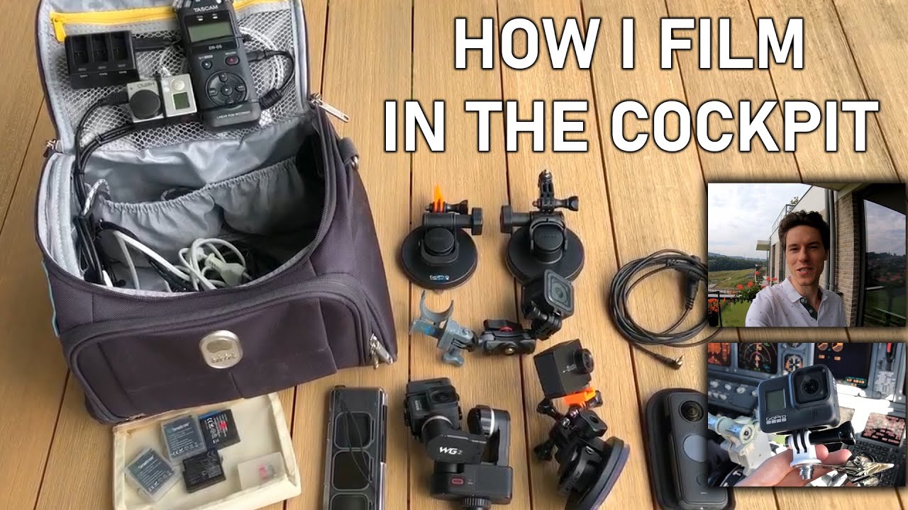 How I film in the 737 cockpit | My video equipment - YouTube
