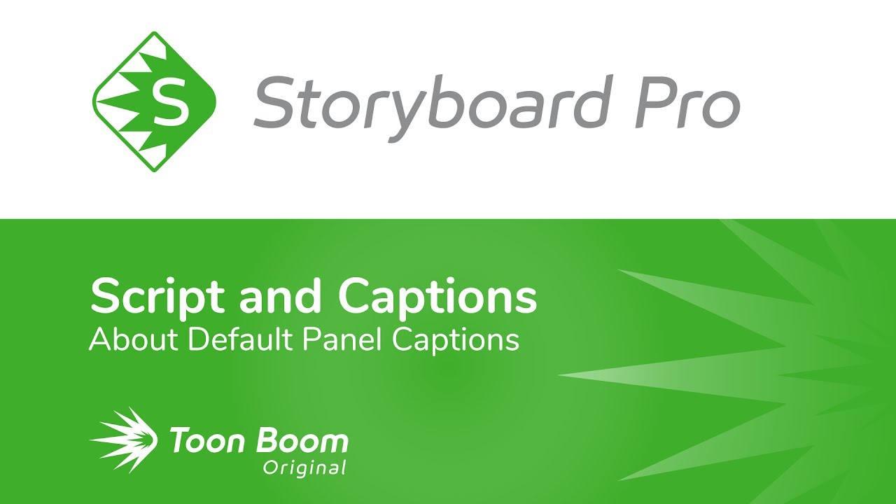 How to Setup Default Panel Captions with Storyboard Pro - YouTube