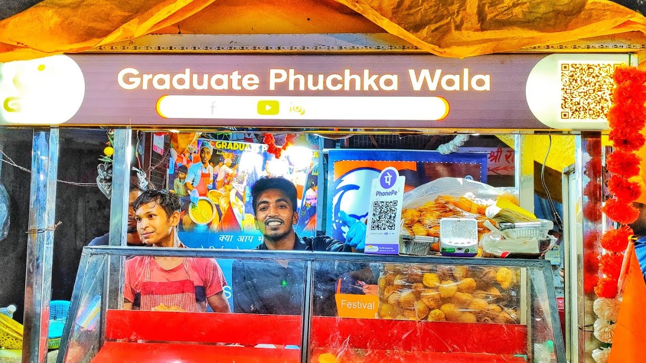 बिहार का ये लड़का कमाता है लाखो रूपे 😱|| Graduate puchka Wala ...