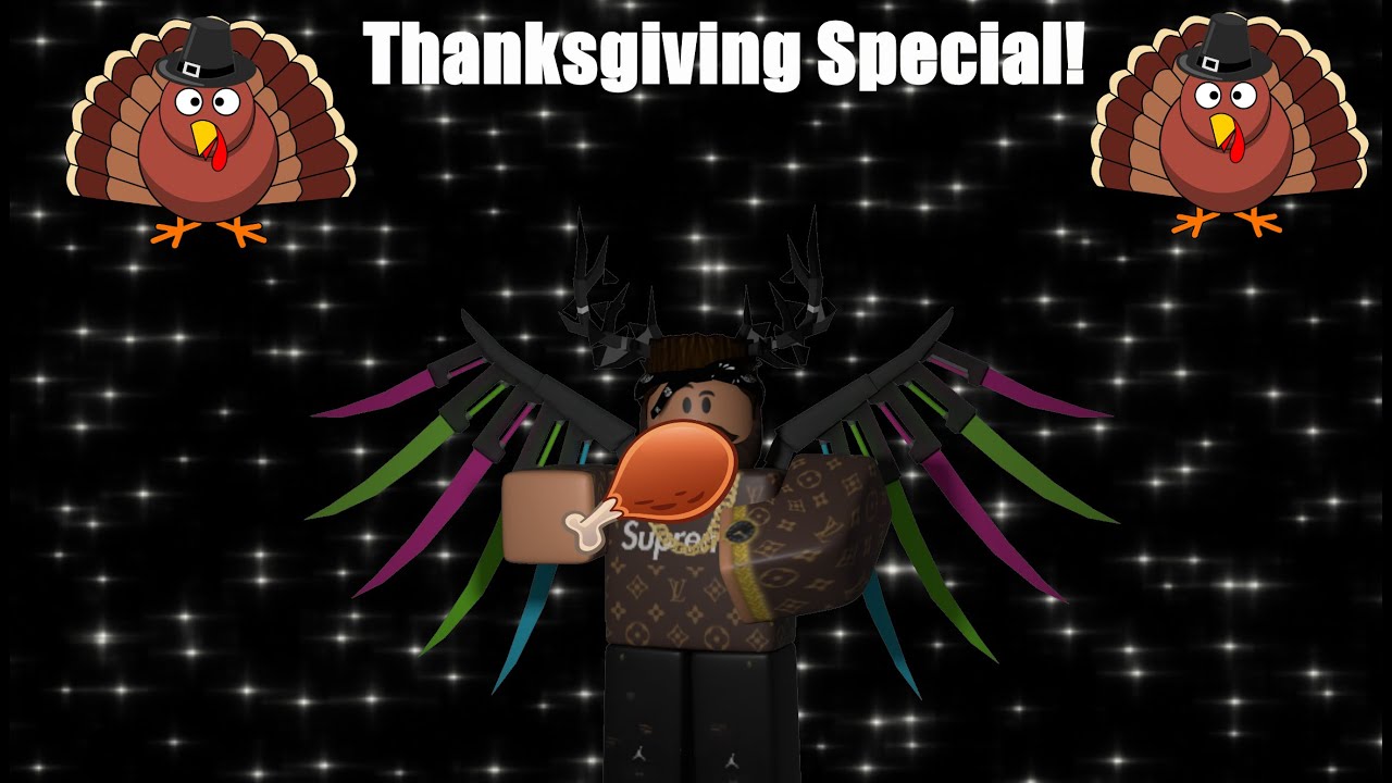 Playing ROBLOX Food Obby Thanksgiving Special - YouTube