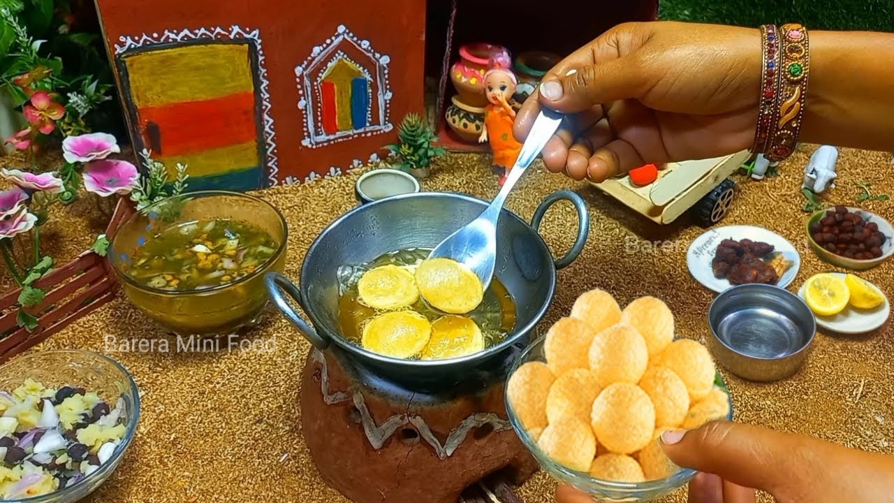 Miniature Pani Puri recipe|Puri recipe|Pani Puri recipe|indian Pani ...