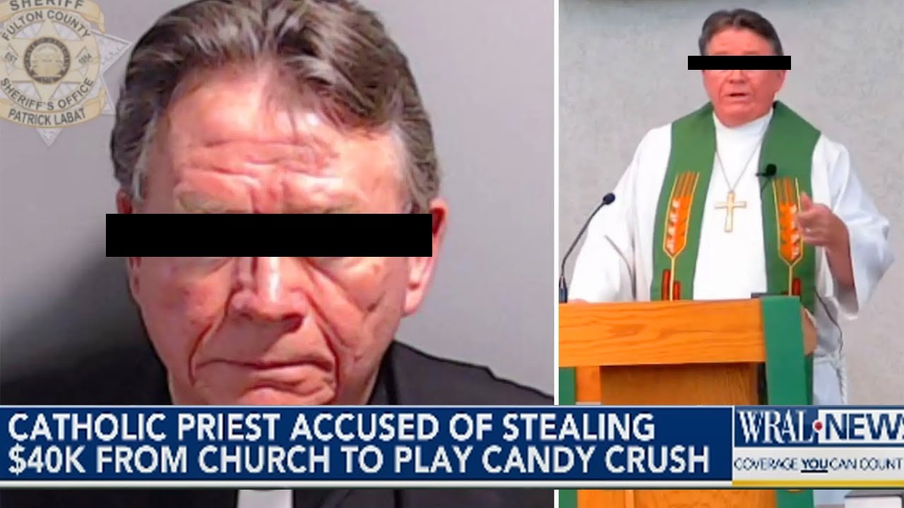 Priest Steals $40,000 To Spend on Mobile Games.. - YouTube