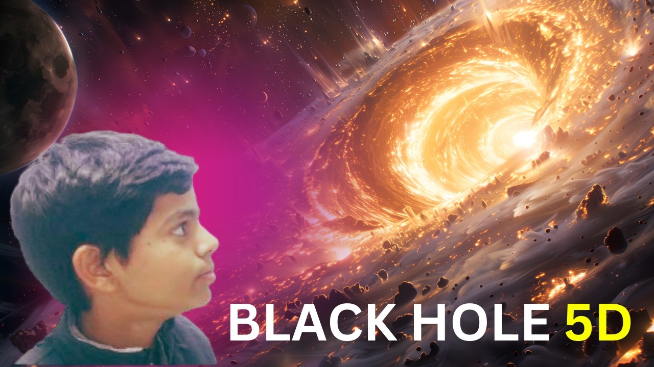 Black Hole 5D Explained By a 10 Years Old Child - Genius Boy #blackhole ...