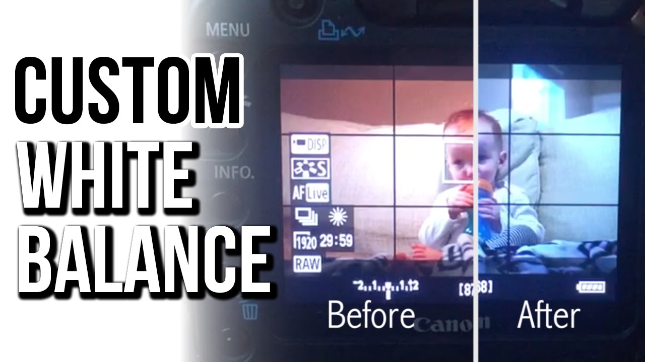 Canon EOS 5D - How To Set Custom White Balance - YouTube