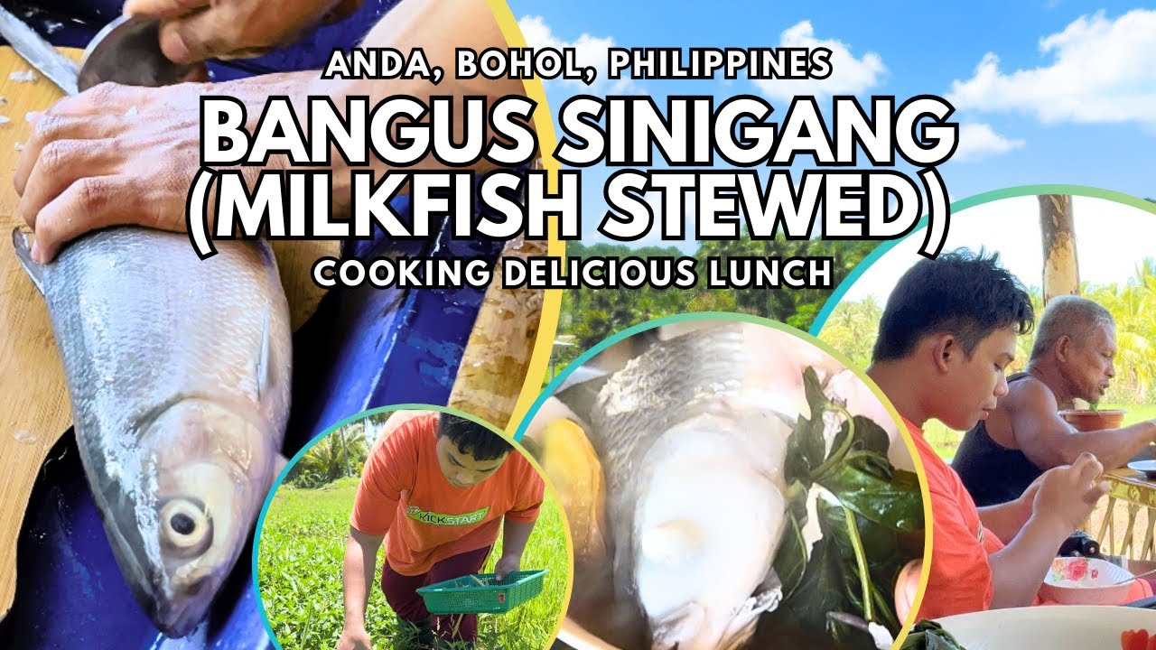 Bangus Sinigang: Fresh Tangkong Leaves and More! - YouTube