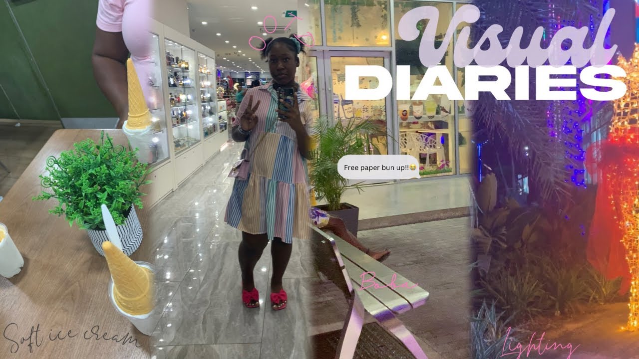 Visual Diary 001:free paper burn up, soft ice cream, Christmas light ...