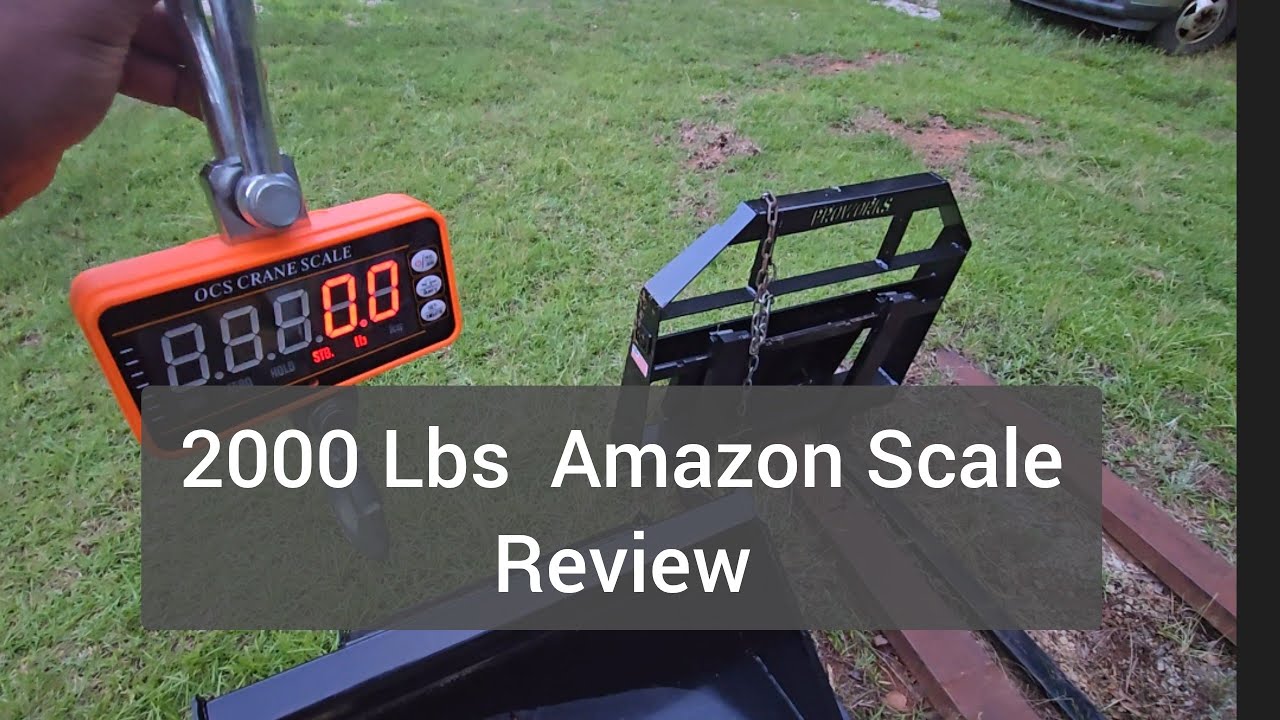2000 Lb Amazon Crane Scale Review - YouTube