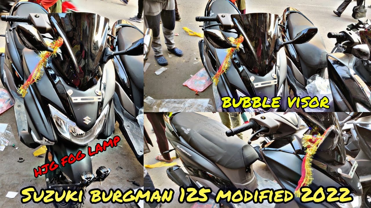 Suzuki burgman 125 full modified |Suzuki burgman 125 bs6 full modified ...