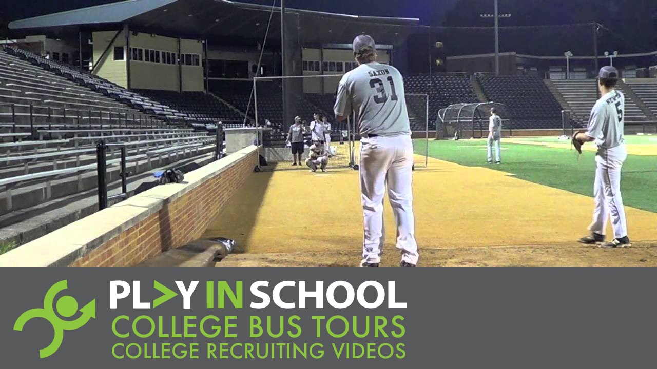 William Saxton - Pitching - NC College Bus Tour - www.PlayInSchool.com ...